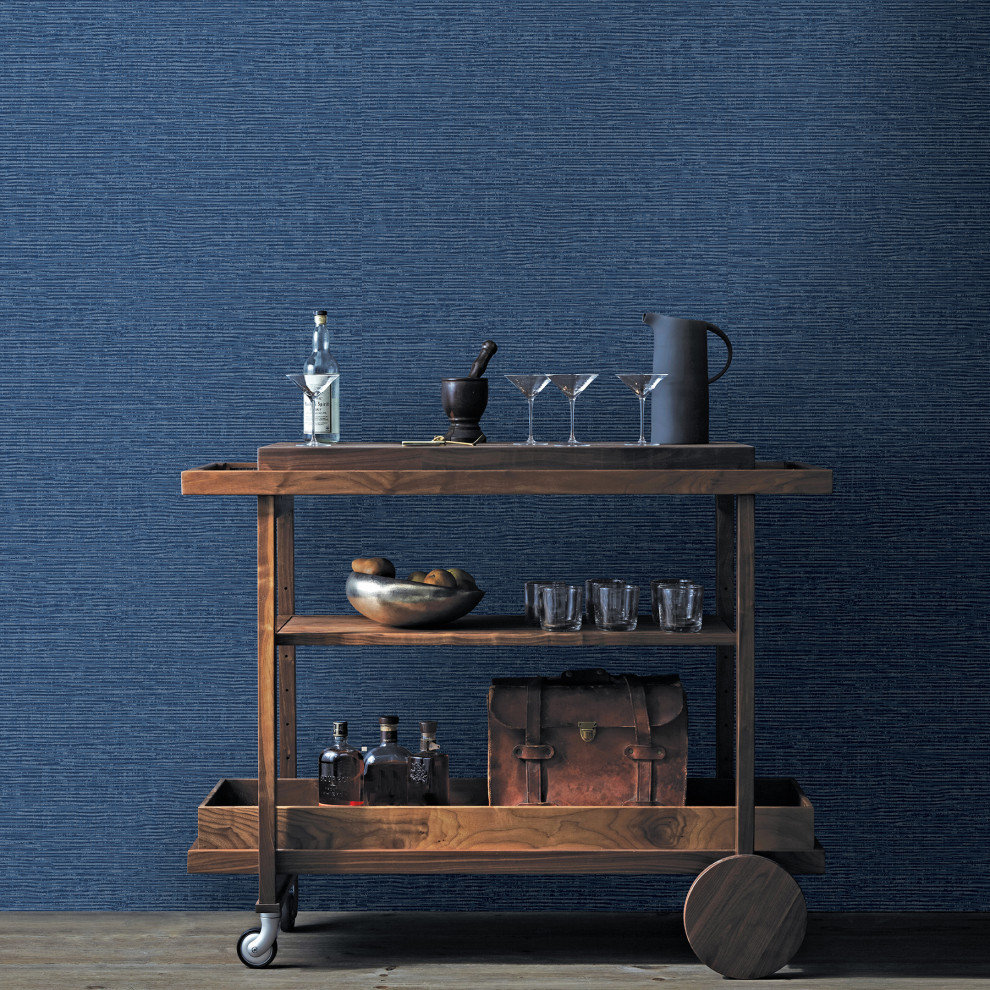 Vivanta Navy Texture Wallpaper, Sample, Swatch - Contemporary ...