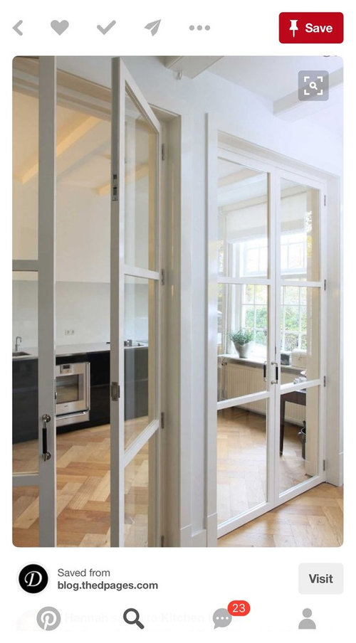 What to do about the internal doors with open plan layout? | Houzz UK