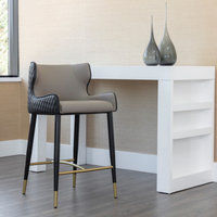 Gianni Counter Stool Dillon Stratus / Dillon Black, Counter Height ...