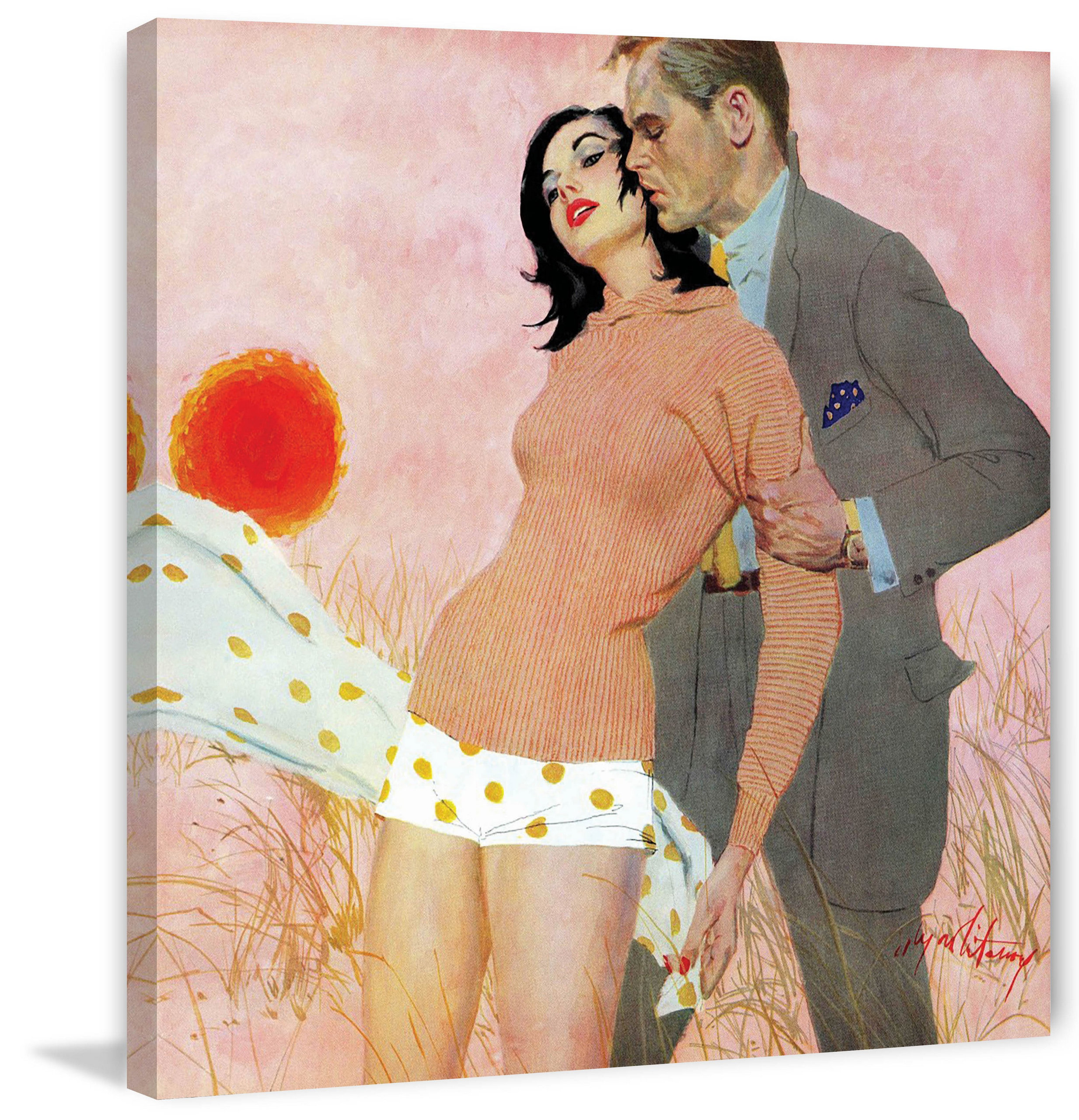 "The Lady and the Landlord" Print on Canvas by Coby Whitmore, 32"x 32" - Contemporary - Prints ...