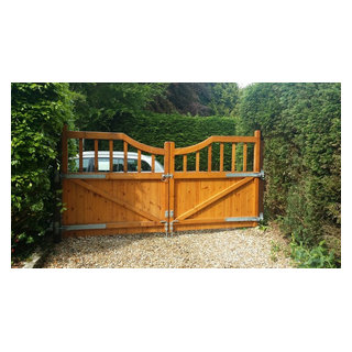 Wooden Driveway Gates - Devon - by Gates and Fences UK | Houzz
