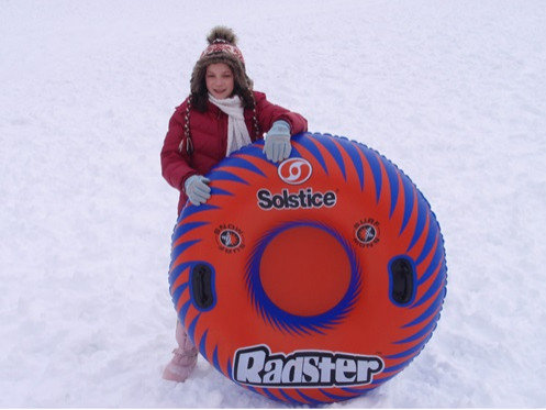 48-Inch Inflatable Red and Blue Radster Swimming Pool or Snow Tube ...