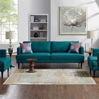 Solimar Distressed Southwestern Aztec 8x10 Area Rug in Multicolored ...