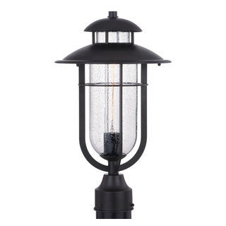 Bar Harbor 9.5" Outdoor Post Light Noble Bronze - Beach Style - Post ...