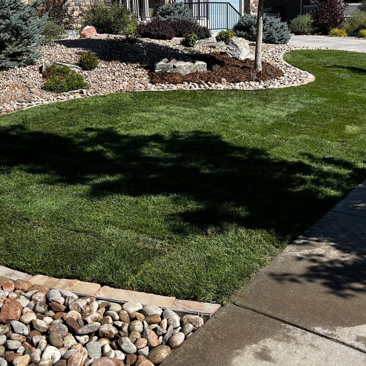 75 Front Yard River Rock Landscaping Ideas You'll Love - July, 2025 | Houzz