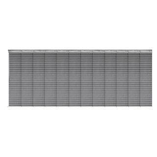 Rubi 12-Panel Track Extendable Vertical Blinds 140-260"W, 116" H ...
