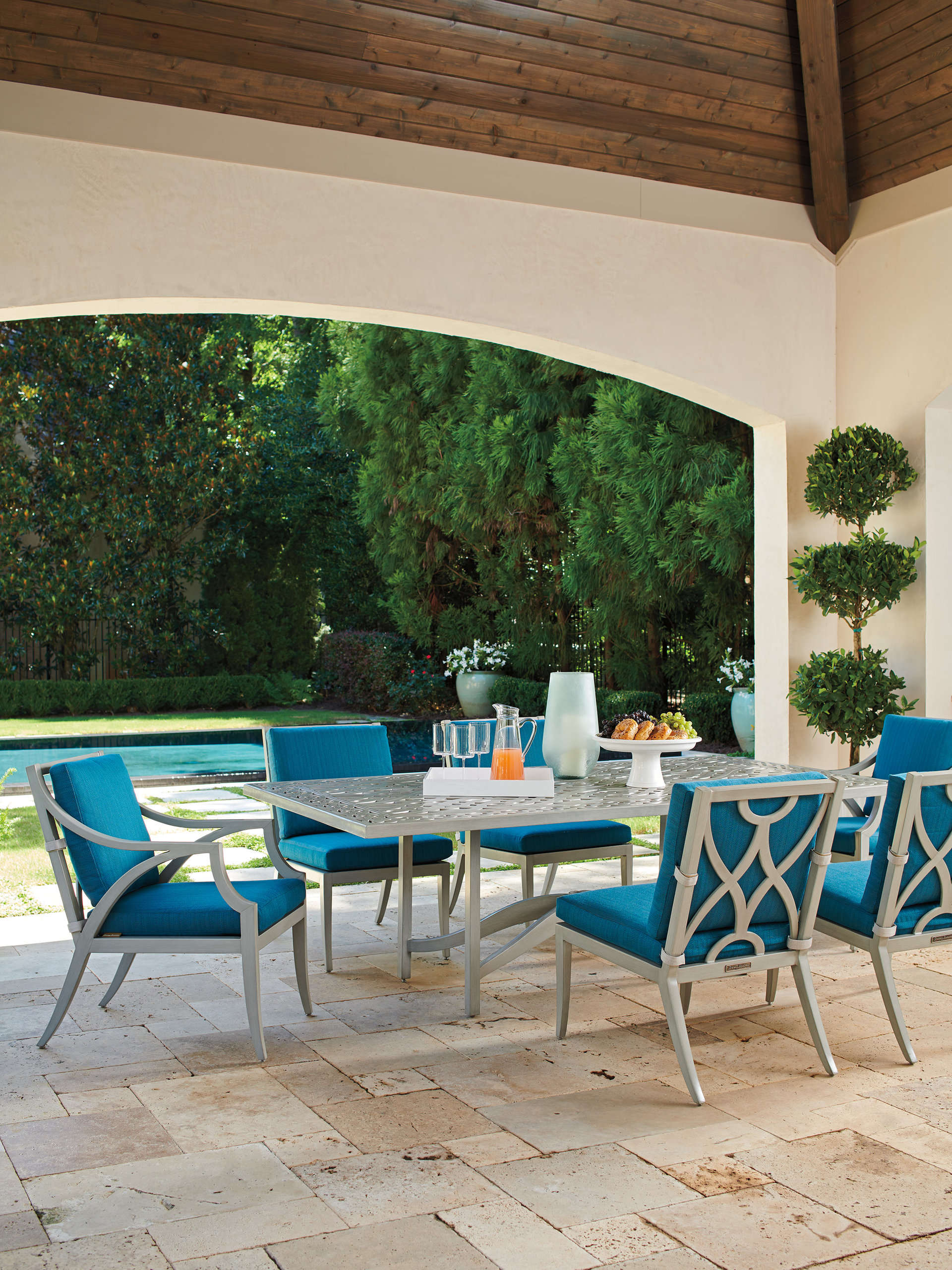 Rectangular Dining Table - Mediterranean - Outdoor Dining Tables - by ...