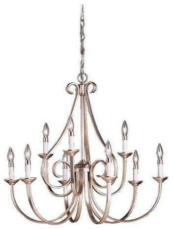 Kichler Lighting 2031NI Dover - 9 light Chandelier - with Transitional ...