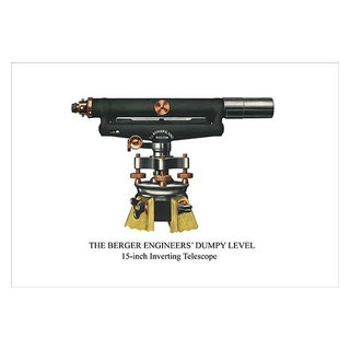 The Berger Engineers' Dumpy Level, 20" x 30" - Traditional - Prints And ...