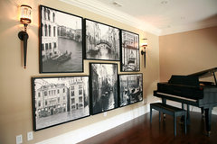 How to Decorate Wall Above Upright Piano