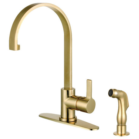 The 15 Best Brass Kitchen Faucets | Houzz