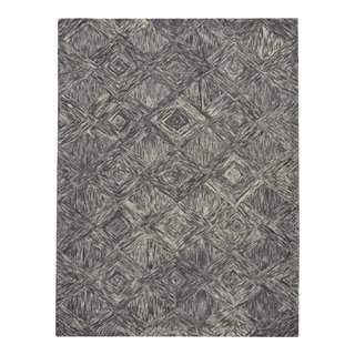Nourison Interlock ITL01 Rug, Rectangular 5'x7'6" - Contemporary - Area ...
