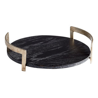 Cyan Design Infinity Tray, Antique Silver - Contemporary - Serving ...