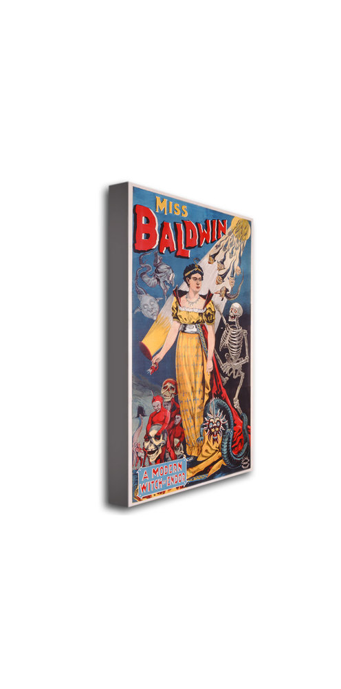 'Miss Baldwin A Modern Witch of Endor, 1888' Canvas Art, 24" x 47 ...