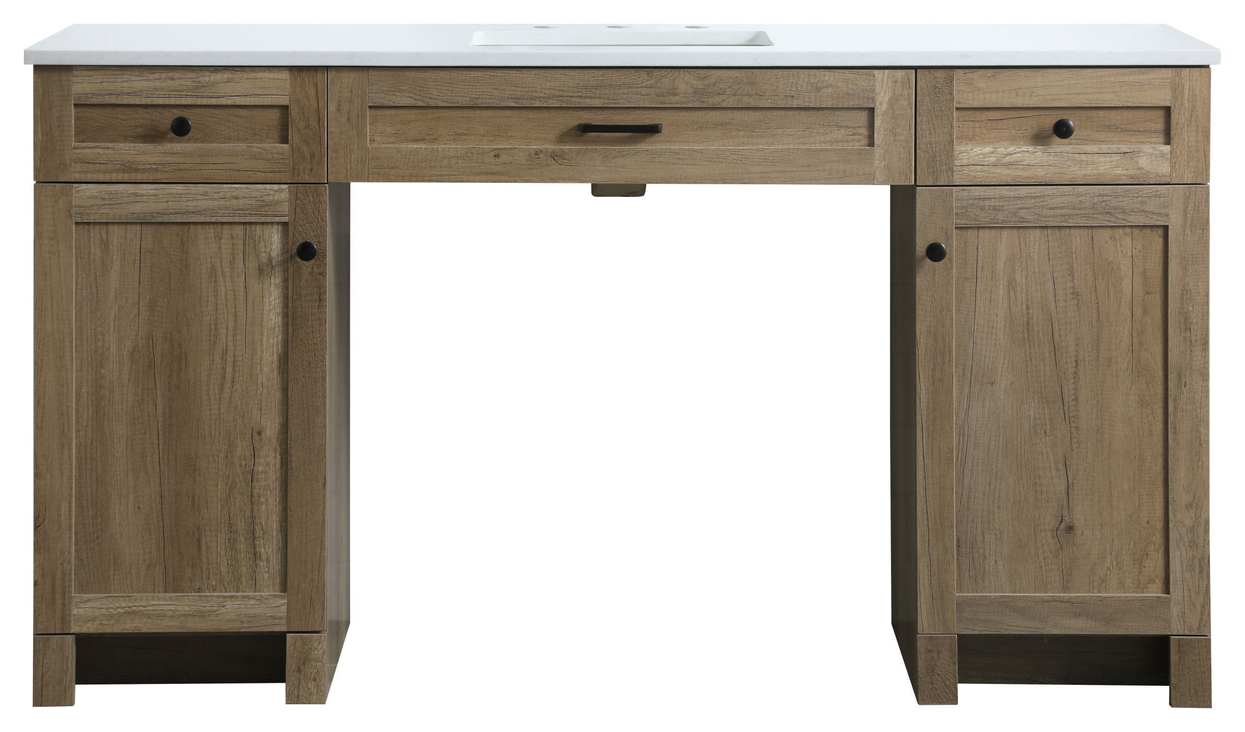 54" ADA Compliant Bathroom Vanity, 60" - Farmhouse - Bathroom Vanities ...