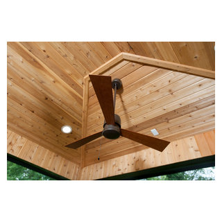 Contemporary Cedar Screen Room - Contemporary - Porch - DC Metro - by ...