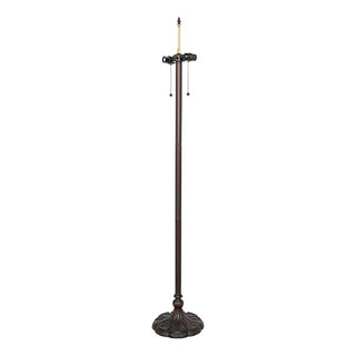 61" High Capri 2 Light Floor Base - Traditional - Lamp Bases - by Meyda ...
