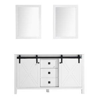 Marsyas Veluti 48" Single Vanity, Top, Sink, 44" Mirror - Modern ...