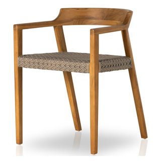 Edna Outdoor Dining Chair - Midcentury - Outdoor Dining Chairs - by ...