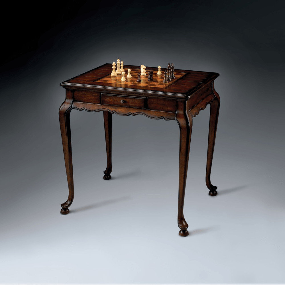 Traditional Cherry Game Table - Traditional - Game Tables - by ...