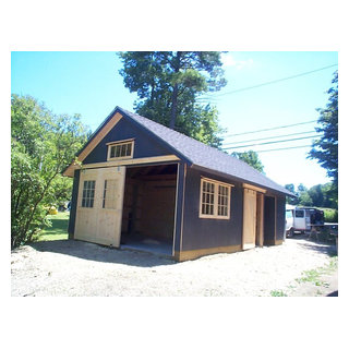 Gable Style Pole Barns - Traditional - New York - by PINE RIDGE POLE ...