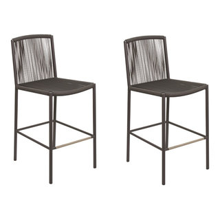 Stockholm Bar Side Chair, Set of 2 - Beach Style - Bar Stools And ...