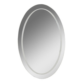 Frameless Aldo Wall Mirror - Contemporary - Bathroom Mirrors - by ...