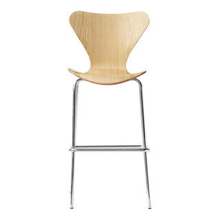 Jays Barstool, Natural - Contemporary - Bar Stools And Counter Stools - by Bison Commerce | Houzz