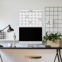 Basics Dry Erase Calendar Peel And Stick Giant Wall Decal ...