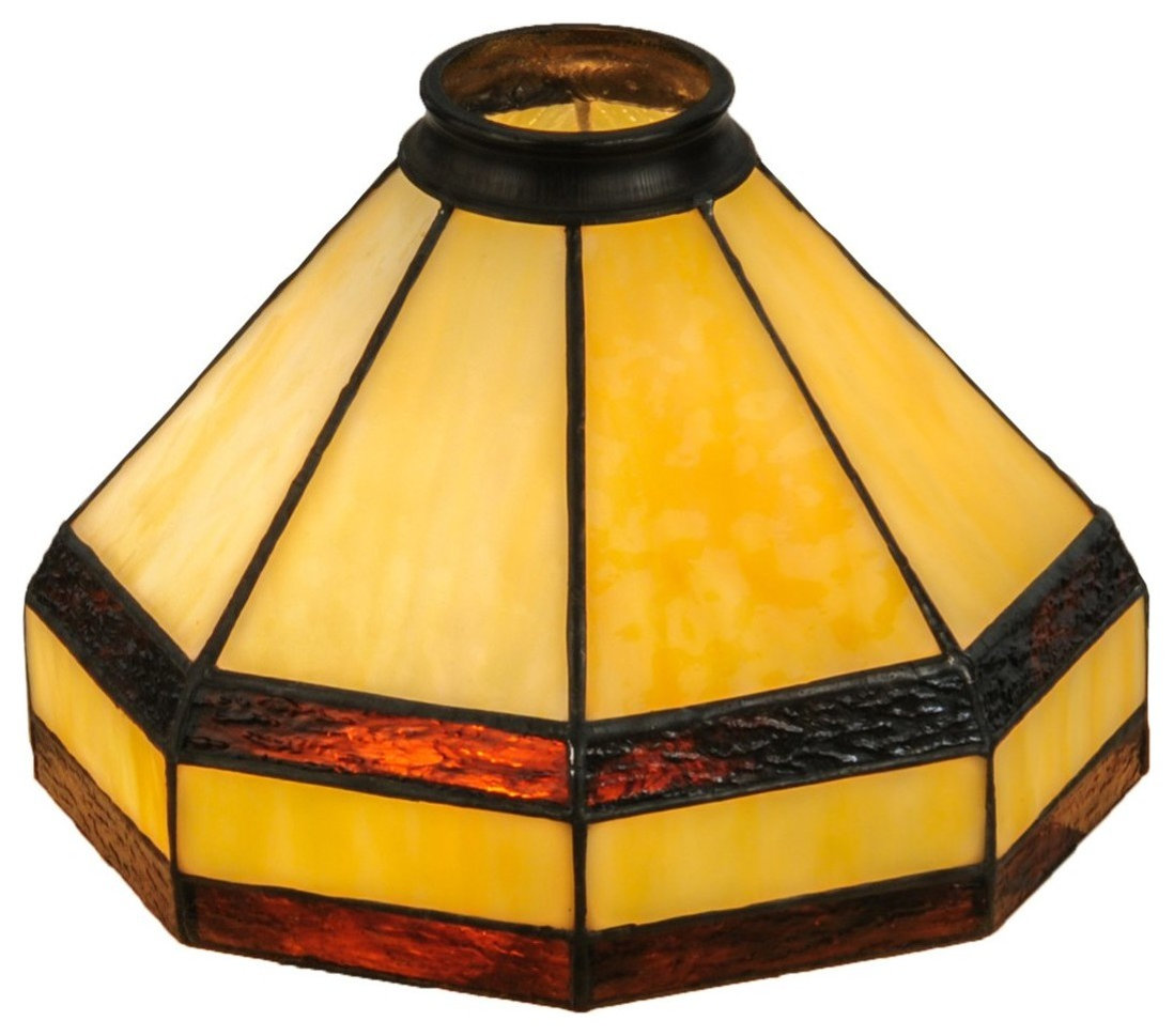 8 Wide Wagon Wheel Shade - Craftsman - Lighting Globes And Shades - by ...