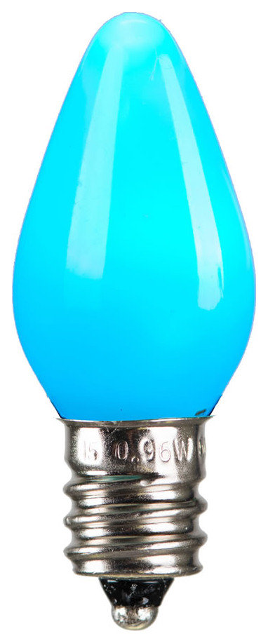 Vickerman C7 Ceramic LED Teal Bulb .96W 130V 25/Bx - Contemporary ...