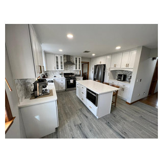 Calacatta Zion Quartz Countertops Remodel - Transitional - Kitchen ...