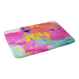 Hello Sayang Oui Joy Memory Foam Bath Mat, 17"x24" - Contemporary ...