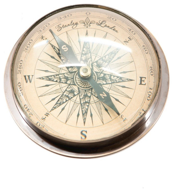 Authentic Models Eye Compass Large, Bronze - Beach Style - Decorative ...