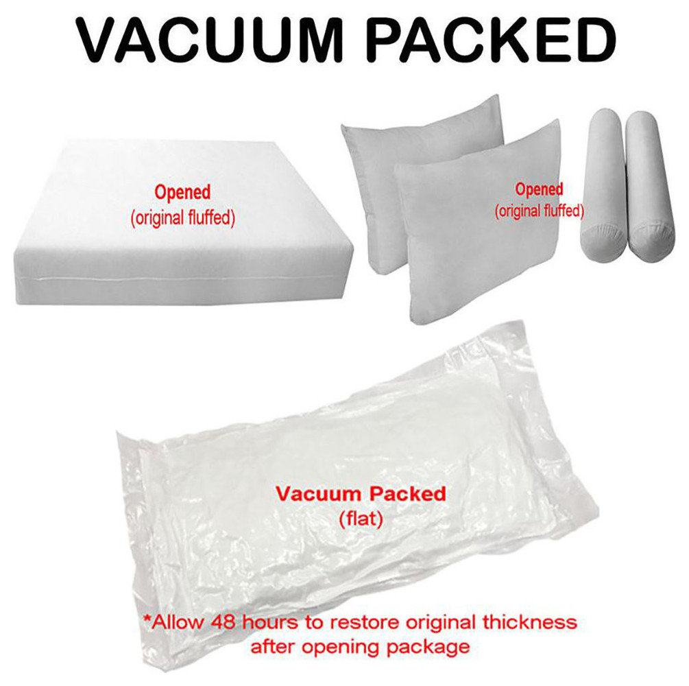 S2 Twin-XL 5PC Pipe Daybed Mattress Cushion Bolster Pillow Complete Set ...