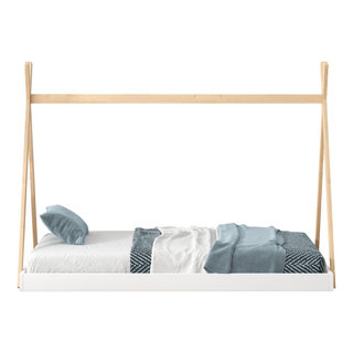 Twin Size Tent Floor Bed with Triangle Structure(No mattress ...