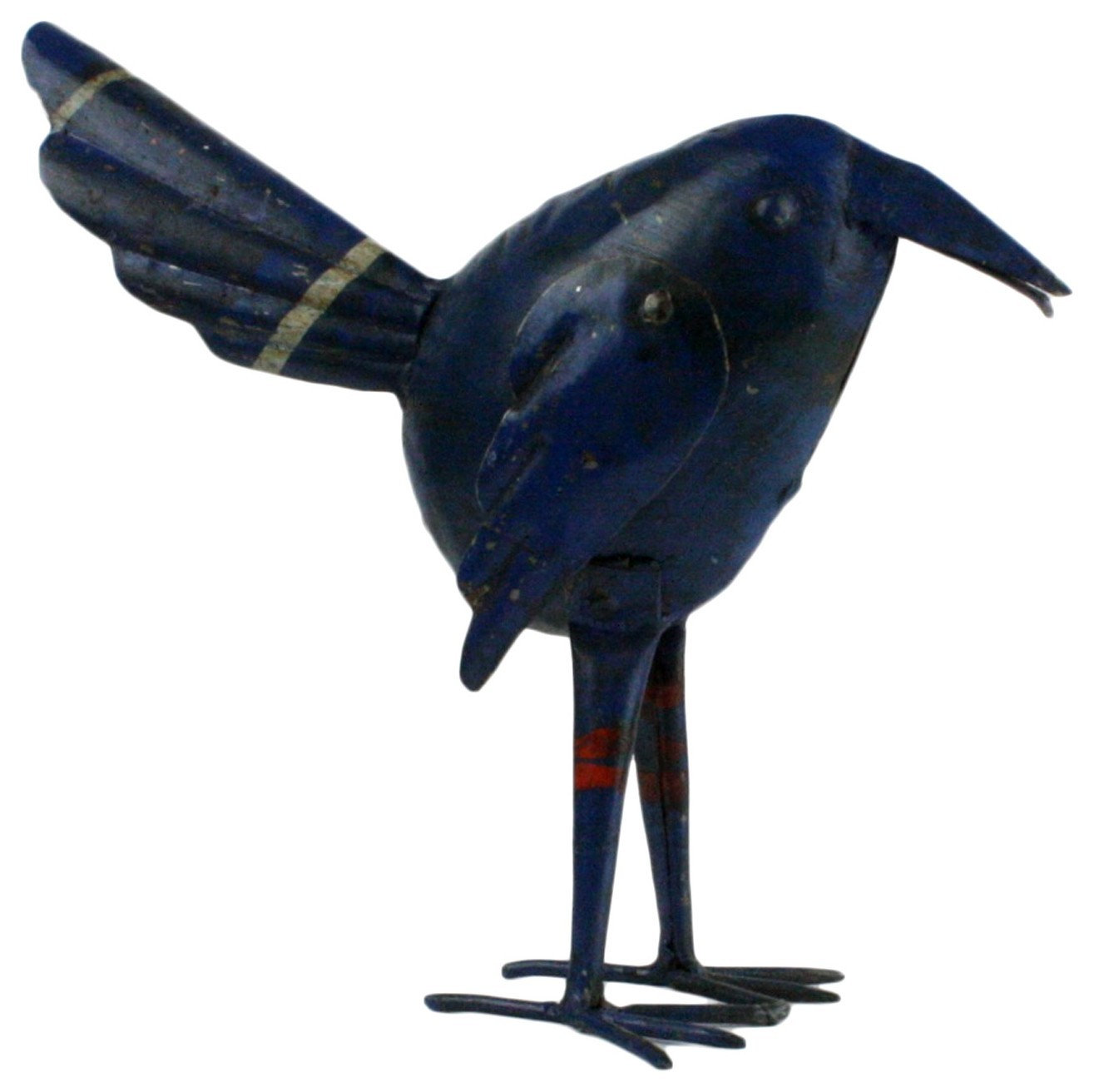 Reclaimed Metal Bird, 8x2x6 - Contemporary - Decorative Objects And ...