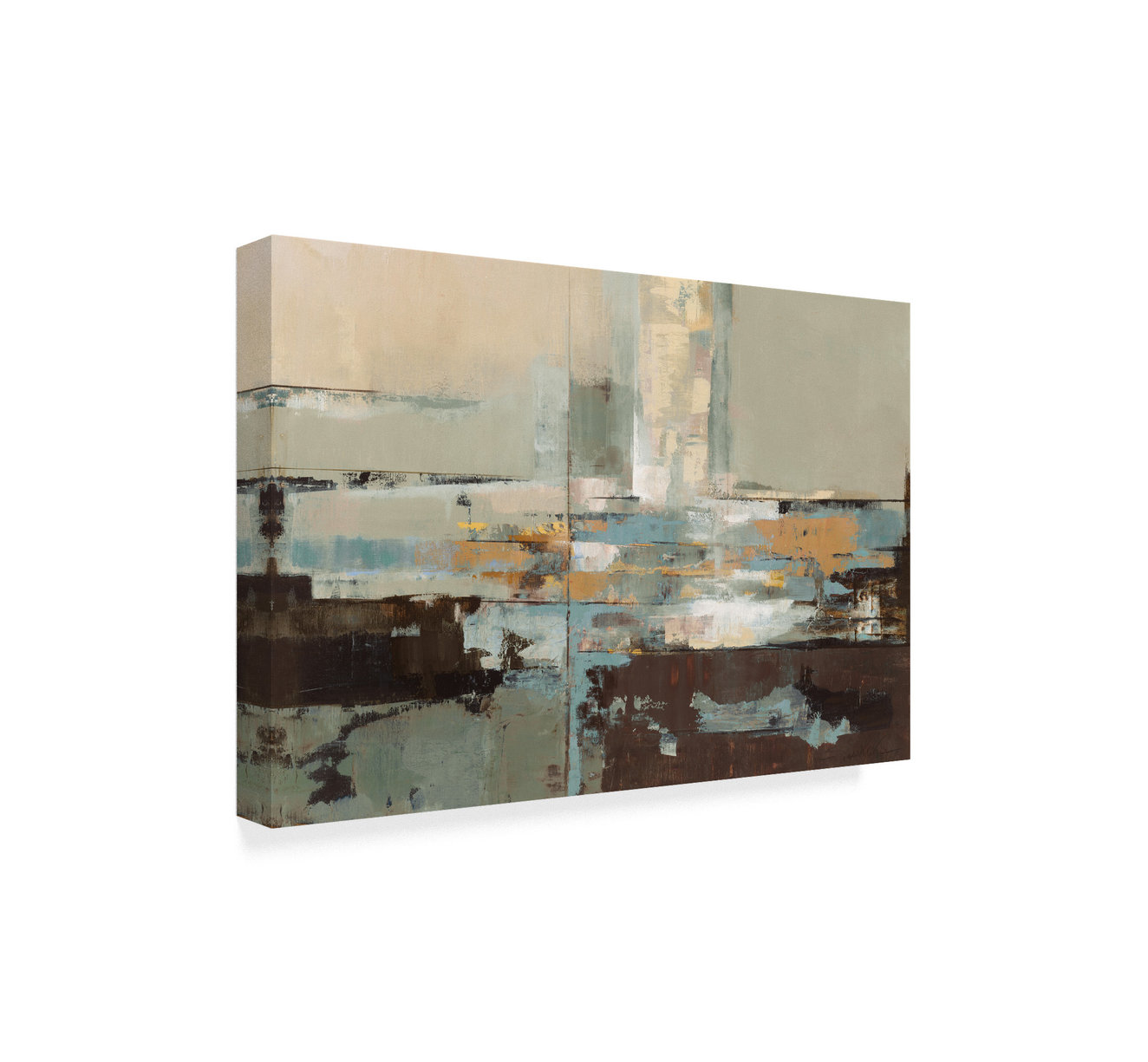 Silvia Vassileva 'Morning Haze' Canvas Art, 19"x12" - Contemporary ...