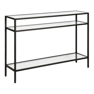 Siviline 42'' Wide Rectangular Console Table in Blackened Bronze ...