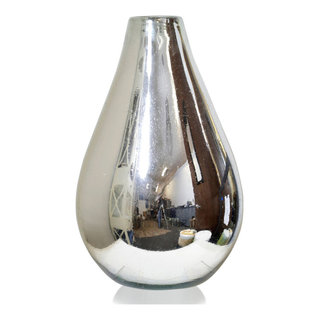 Firenze Vase, Silver - Contemporary - Vases - by Lighting New York | Houzz