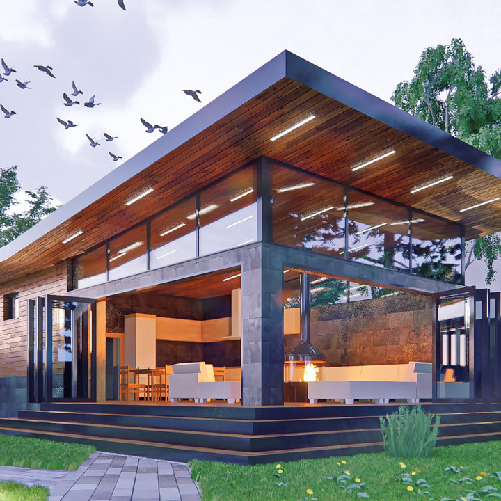 75 Black Tiny House Ideas You'll Love - April, 2025 | Houzz