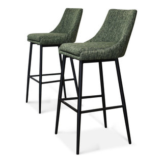 Emma Counter Stool, Set of 2 Stools - Midcentury - Bar Stools And ...