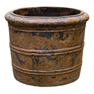 Uttermost Weathered Relic Rustic Outdoor Planter - Outdoor Pots And ...