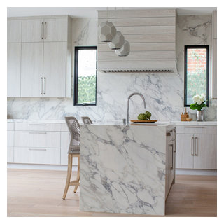 Arabescato Marble Kitchen - Modern - Kitchen - Phoenix - by Arizona ...