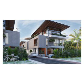 Facade Side View - Contemporary - Exterior - Other - by Uniifyy | Houzz