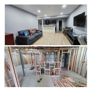 Basement remodel in Doylestown, PA - Traditional - Basement ...