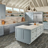 Vintage Silver Matte Porcelain Tile, Large, 8"x36" Tiles - Traditional ...