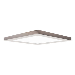 Access Lighting ModPLUS LED Flush Mount 20834LEDD-BS/ACR, Brushed Steel ...