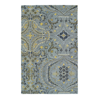 Kaleen Helena Collection Light Gray Area Rug 5'x7'9" - Traditional ...