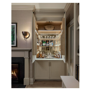 A Grand Country Getaway - Traditional - Home Bar - New York - by Crisp ...